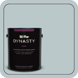 BEHR PREMIUM PLUS 8 oz. #N470-2A Dusted Blue Satin Enamel Interior ...