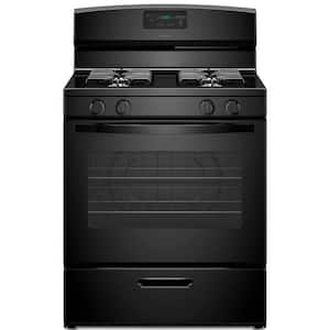 Whirlpool 5.1 cu. ft. Gas Range in Black WFG320M0BB