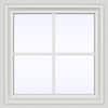 JELD-WEN 23.5 in. x 23.5 in. V-2500 Series White Vinyl Fixed Picture ...