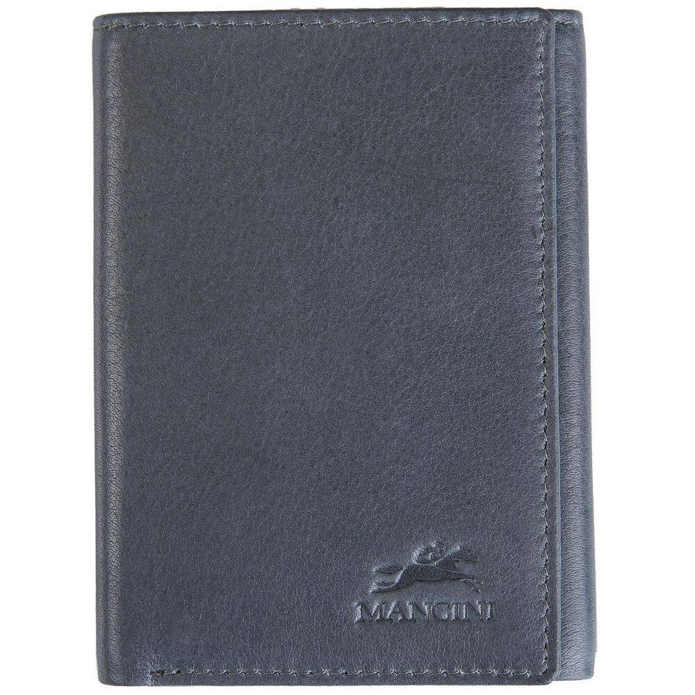MANCINI Bellagio Collection Grey Leather Trifold RFID Wallet 2020162 ...