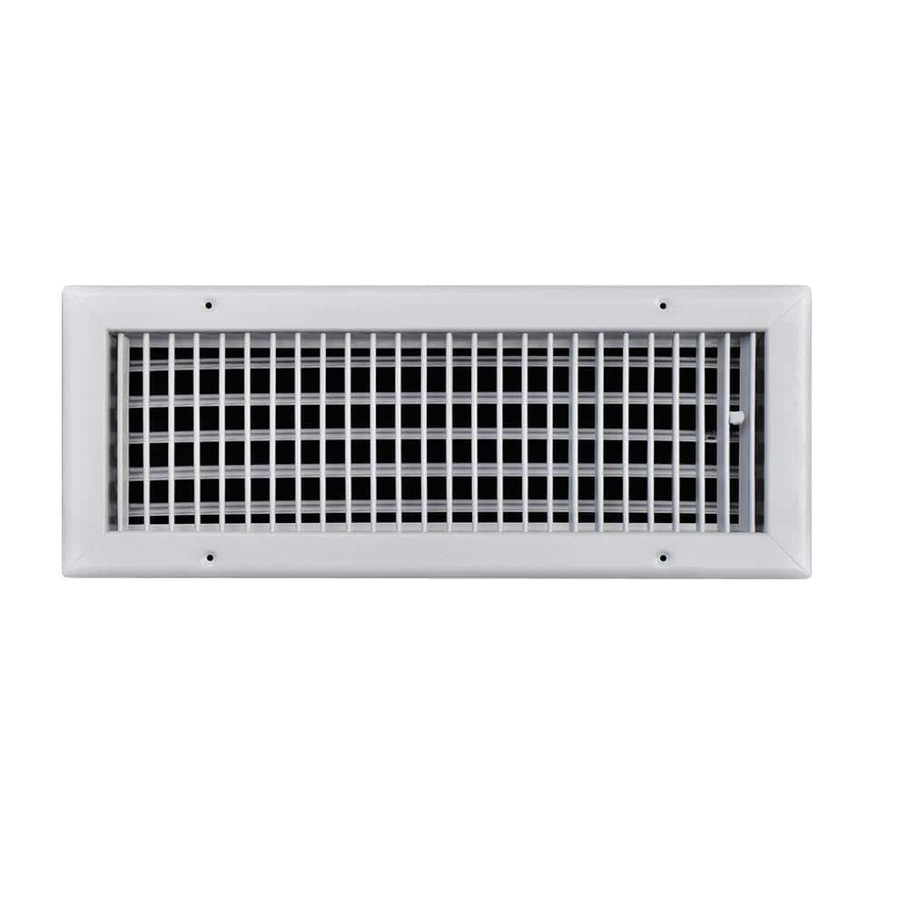 Everbilt 18 in. x 6 in. Adjustable 1-Way Wall/Ceiling Register H210VM ...