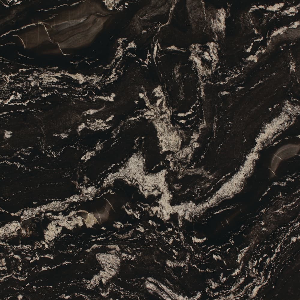 STONEMARK 3 in. x 3 in. Granite Countertop Sample in Black Indiano COS ...