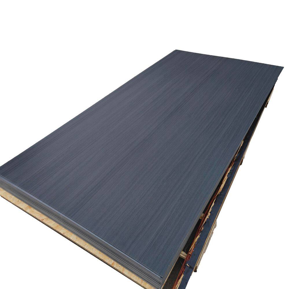 Mediterraneo 1/5 in. x 4 ft. x 8 ft. Black Wood Square Edge PVC ...