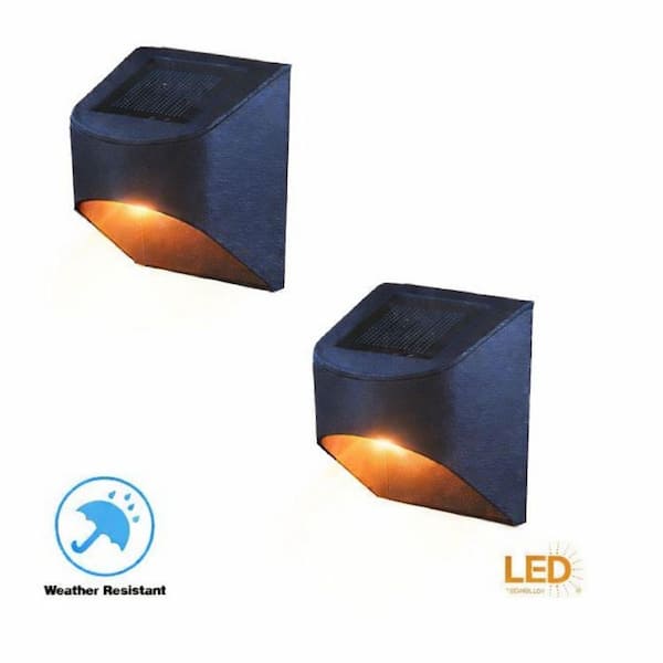 Reviews for Solar Black Integrated LED Aluminum Downcast Deck Rail ...