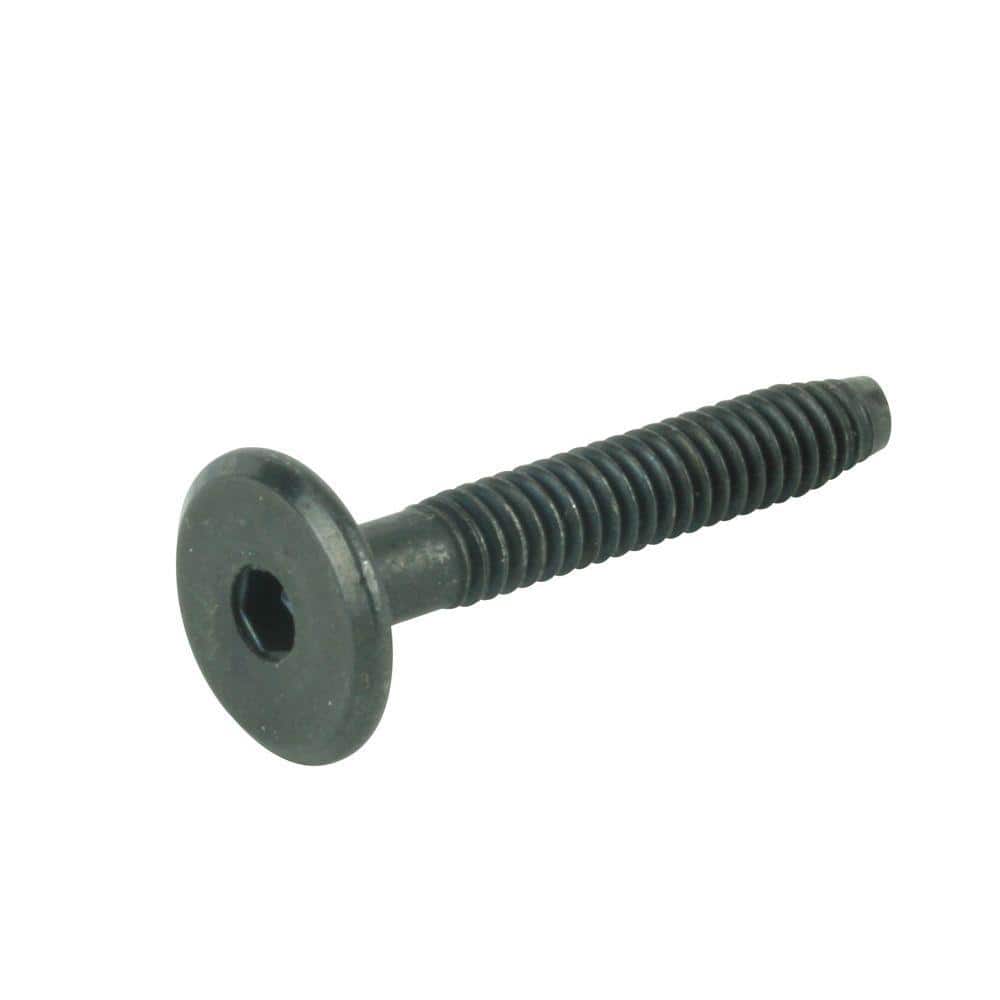 Everbilt 1/4 in.-20 tpi x 40 mm Black Narrow Connecting Bolt (4-Pack ...