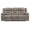 Steve Silver Abilene 3-Piece Tan Leatherette Living Room Set Sofa ...