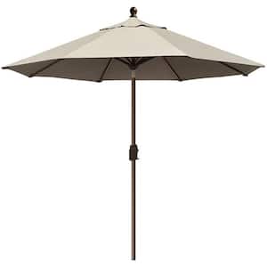 eliteShade Elite Shade 9 ft. Aluminum Market Patio Umbrella with Push ...