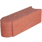 Oldcastle Edgestone 11.75 in. x 4 in. x 3 in. Red/Charcoal Concrete ...