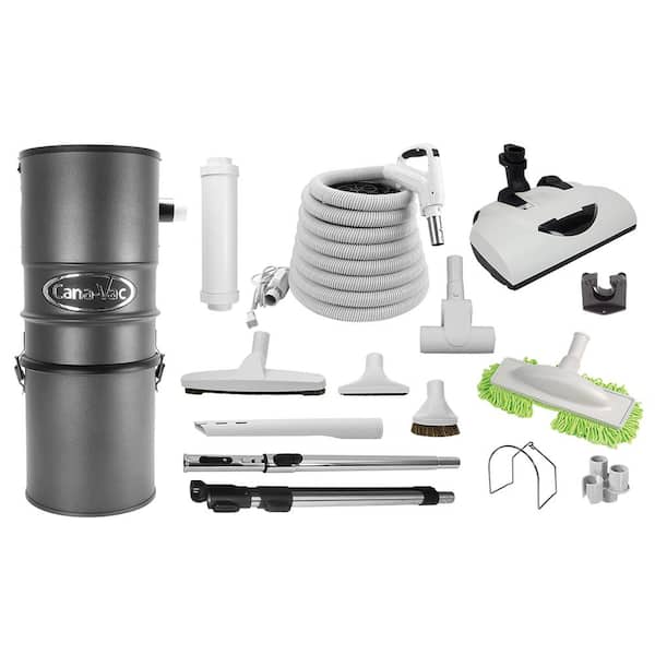 CANAVAC Premium Central Vacuum Package Ideal for Small to Large Size ...
