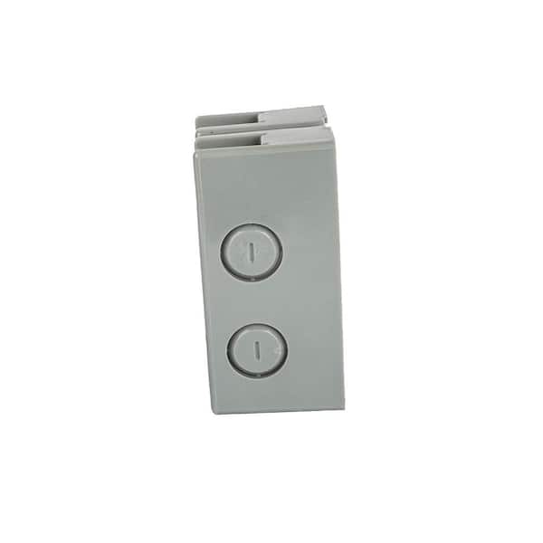 Carlon 1-Gang 12 cu. in. Gray PVC New/Old Work Handy Box Carlon 1-Gang 12 cu. in. Gray PVC New/Old Work Handy Box