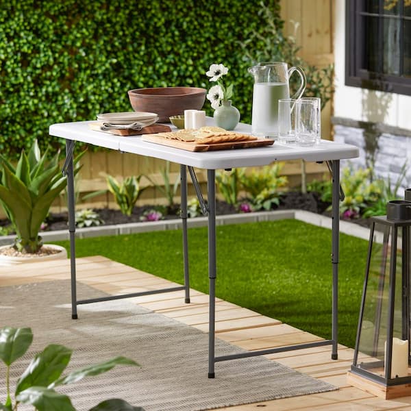 Plastic Development Group 4 ft. Small Plastic Outdoor Bi Plastic Development Group 4 ft. Small Plastic Outdoor Bi