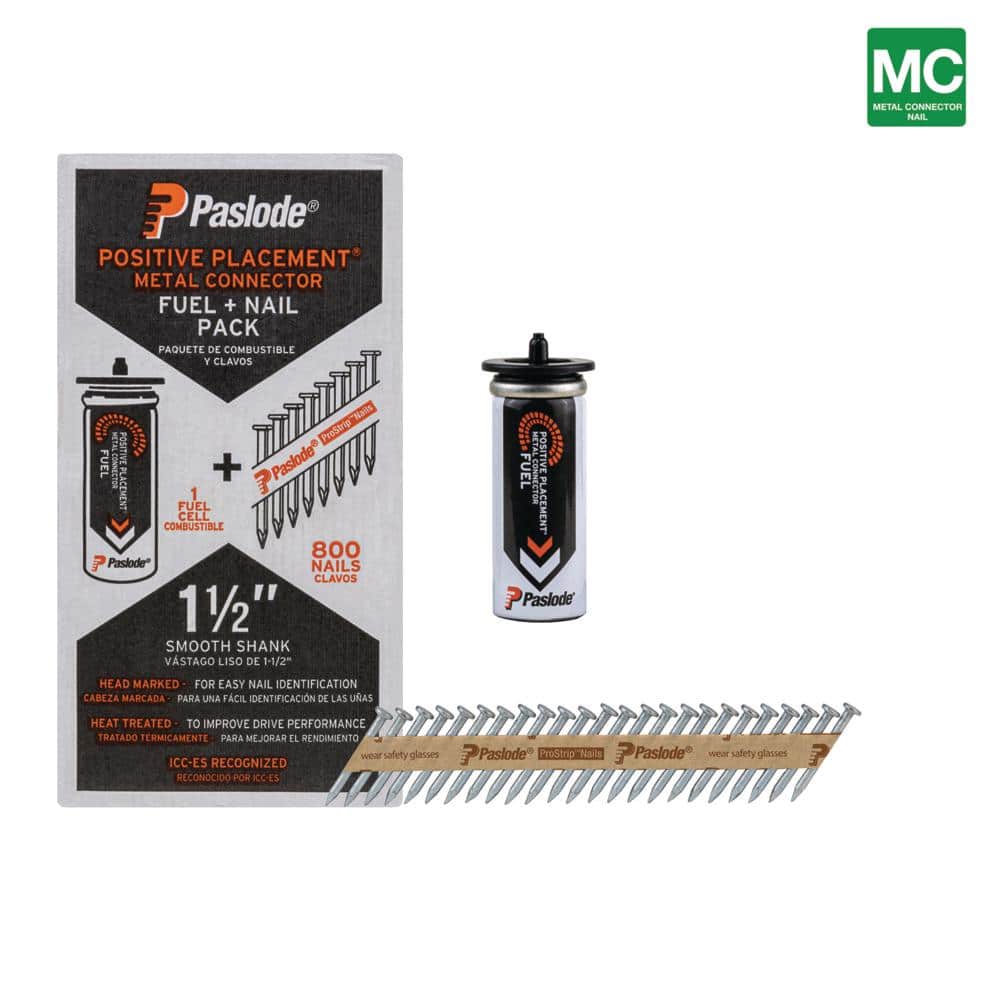 Paslode 1-1/2 in. x .131 in.10-Gauge 30-Degree Hot Galvanized Framing ...