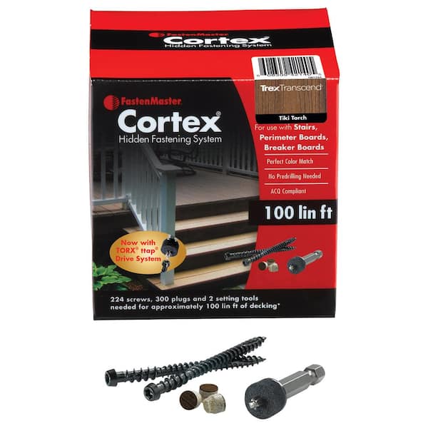 FastenMaster Cortex Hidden Fastening System for Trex Select Decking – 2 ...