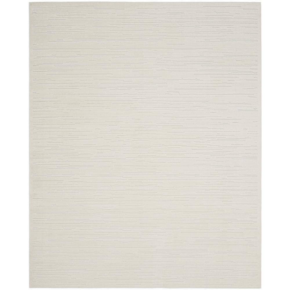 Nourison Casual Ivory 8 ft. x 10 ft. Abstract Contemporary Area Rug ...
