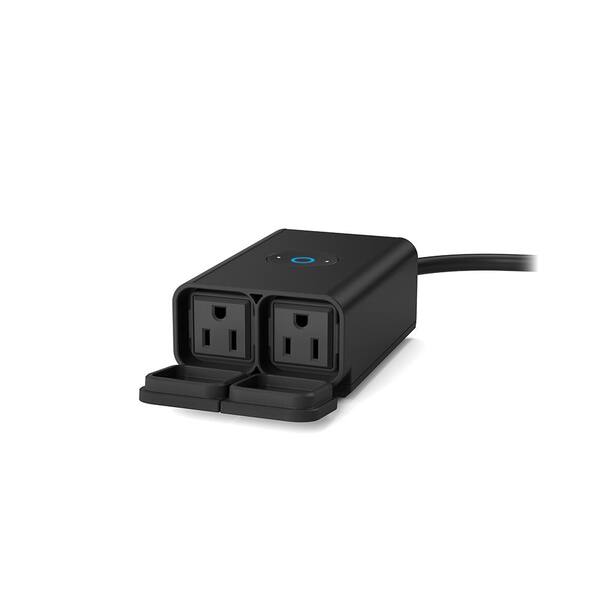 Ring 2-Outlet Outdoor Smart Plug B08KSJ56WR - The Home Depot