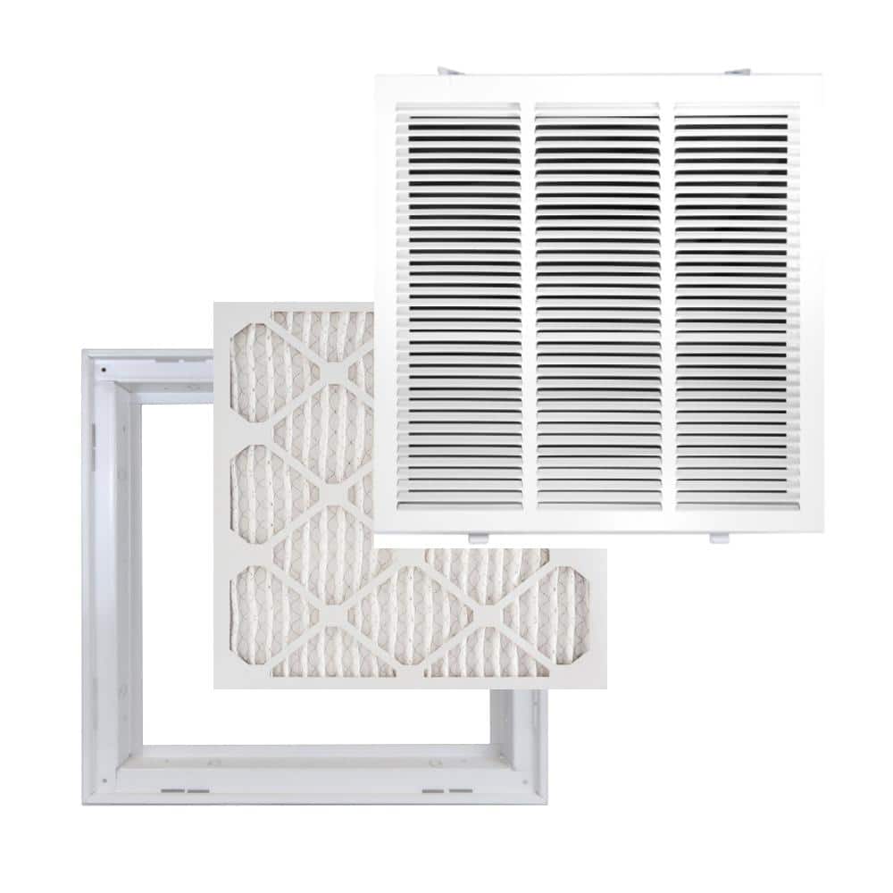 Venti Air 18 in. x 18 in. High Return Air Filter Grille with MERV 11 ...