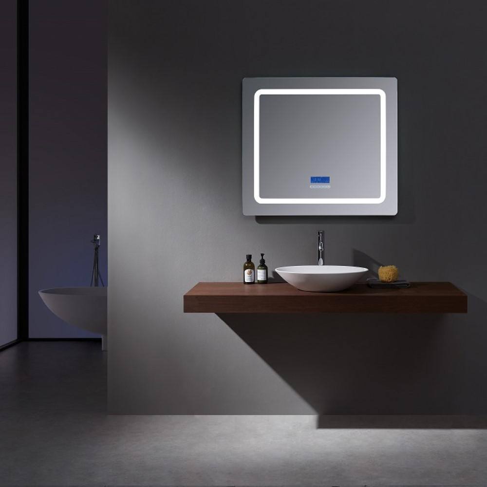 Lexora Caldona 36 in. W x 36 in. H LED Bathroom Vanity Mirror ...