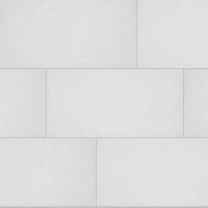 Florida Tile Home Collection Royal Linen White 12 in. x 24 in ...