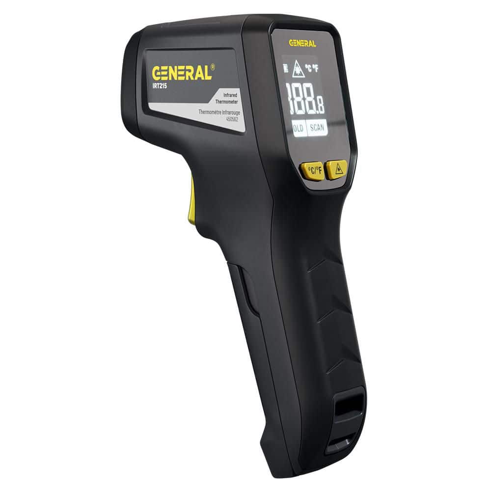 General Tools 10:1 Infrared Thermometer with Multi-Spot Laser Targeting ...
