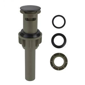 VEVETTA (1-Pack) ABS Pop-Up Drain Assembly with Overflow for Bathroom ...
