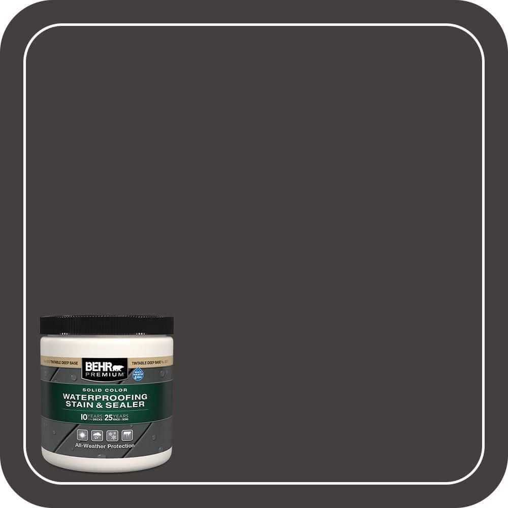 BEHR PREMIUM 8 oz. #MQ1-35 Off Broadway Solid Color Waterproofing ...