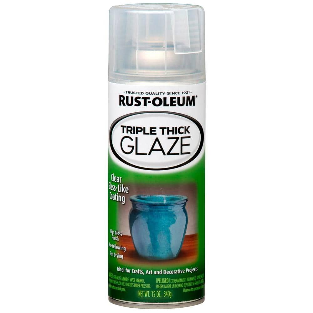 Rust-Oleum Specialty 12 oz. Gloss Clear Triple Thick Glaze Spray (6 ...