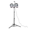 Husky 20,000 Lumen Two-Head Corded LED Work Light with Tripod ...