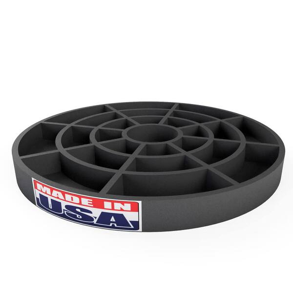 Angel Sar 10" Round Pier Pads Deck Blocks Foundation, 100% Recycled ...