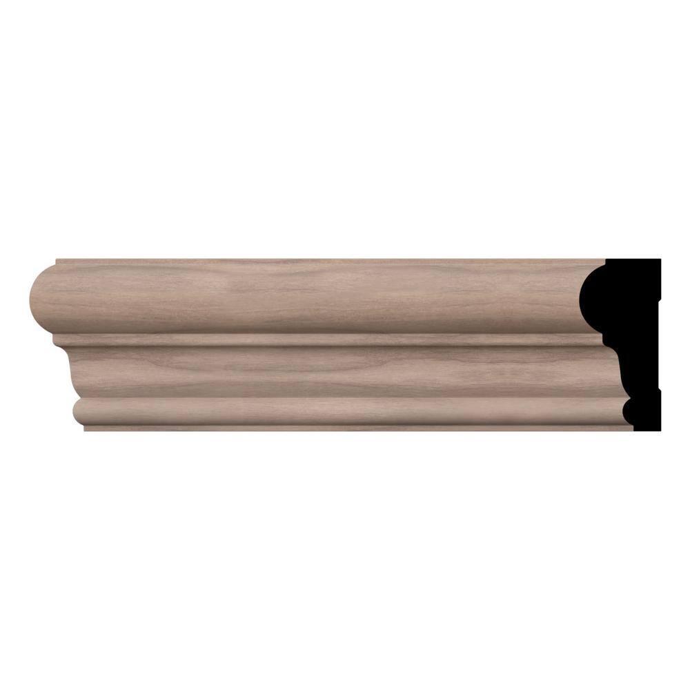 Ekena Millwork WM392 1 in. D x 2.38 in. W x 96 in. L Wood (Walnut ...