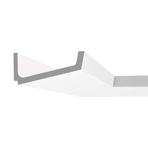 ORAC DECOR 4-3/8 in. x 2-3/4 in. x 78-3/4 in. Primed White Plain ...