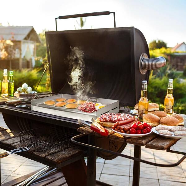 Little Griddle Universal 13 in. Stainless Steel BBQ Griddle 00022 - The ...