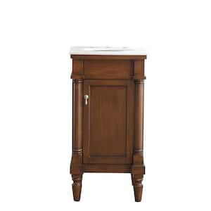 Timeless Home 36 in. W Bath Vanity in Vintage Mint with Marble Vanity ...