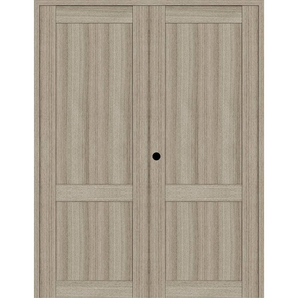 Belldinni 2 Panel Shaker 56 in. x 96 in. Right Active Shambor Wood ...