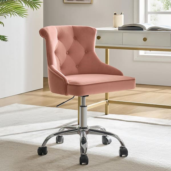 JAYDEN CREATION Joanne Modern Upholstered Botton Tufted Office Chair in ...