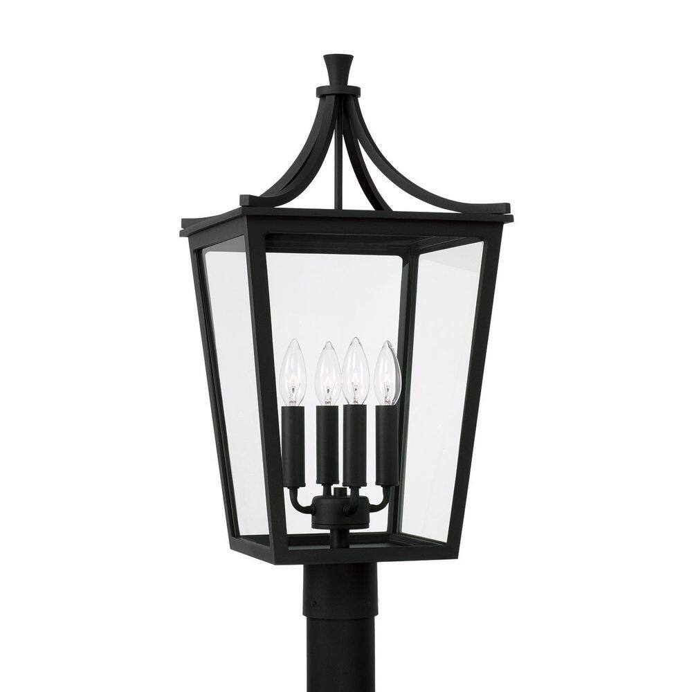 Capital Lighting Fixture Company Adair 4-Light Black Metal Hardwired ...