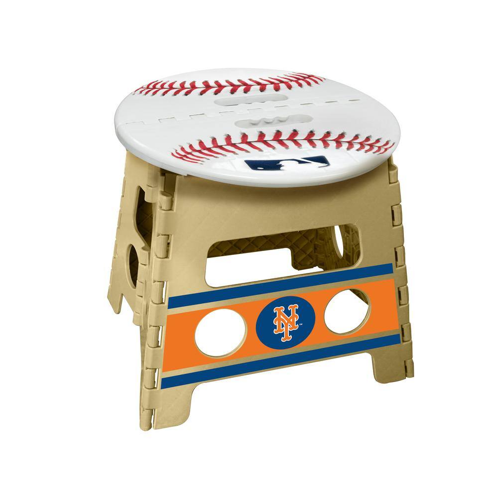 FANMATS New York Mets Plastic Folding Step Stool 27323 - The Home Depot