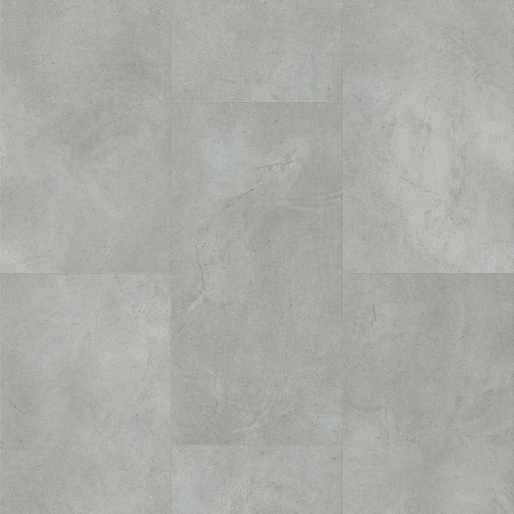 Proteco Padova Grey 12 MIL x 12 in. W Waterproof Click Lock Vinyl Tile ...
