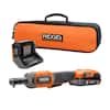 RIDGID 18V Brushless Cordless 1/4 in. Ratchet Kit with 2.0 Ah Battery ...