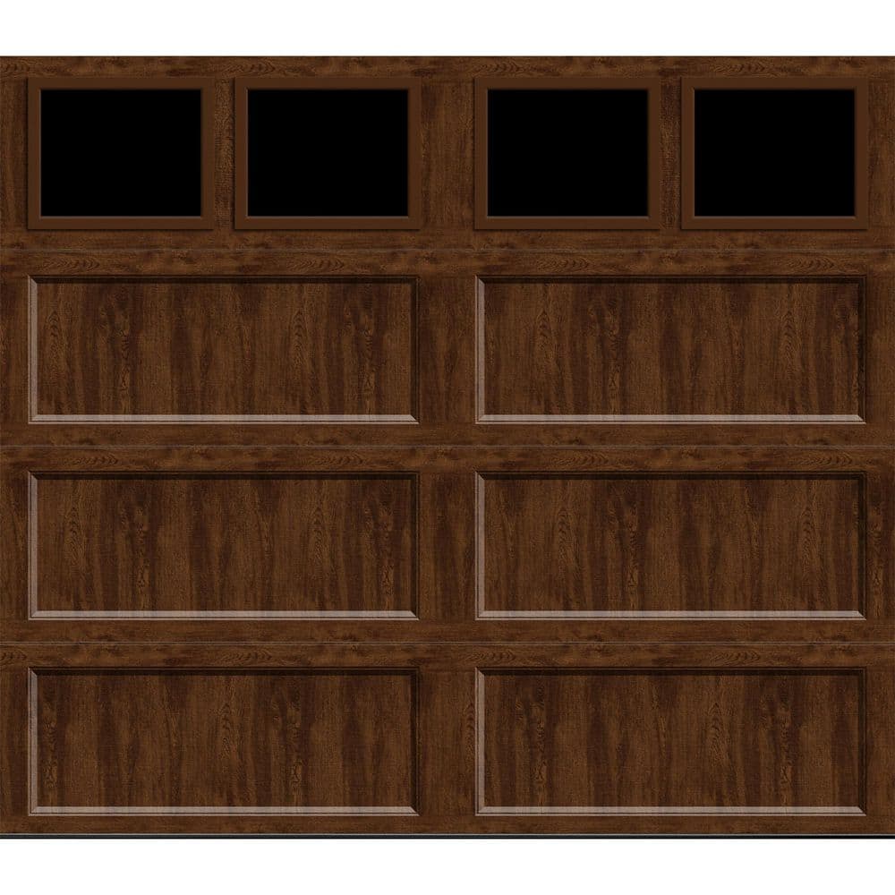 Clopay Bridgeport Steel Extended Panel 8 ft. x 7 ft. Insulated 12.9 R ...
