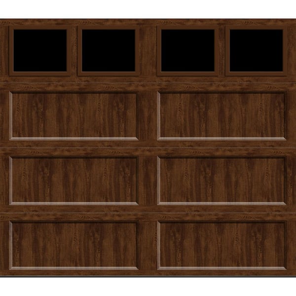 Clopay Bridgeport Steel Extended Panel 8 ft. x 7 ft. Insulated 12.9 R ...