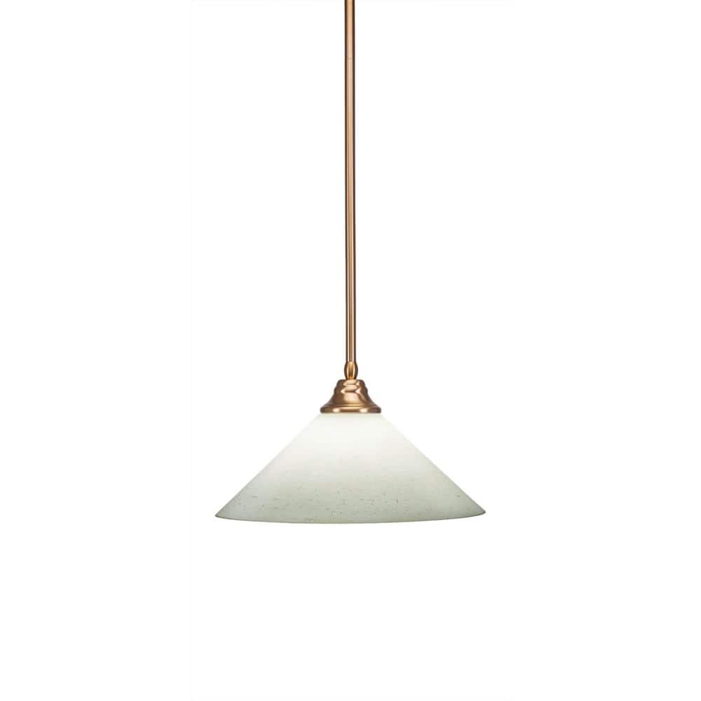 Sparta 100-Watt 1-Light New Age Brass Bowl Mini Pendant Light with ...