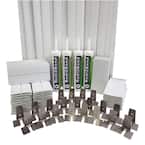 ProVantage 3 in. Thick Silicone System Glass Block Installation Kit (20 ...
