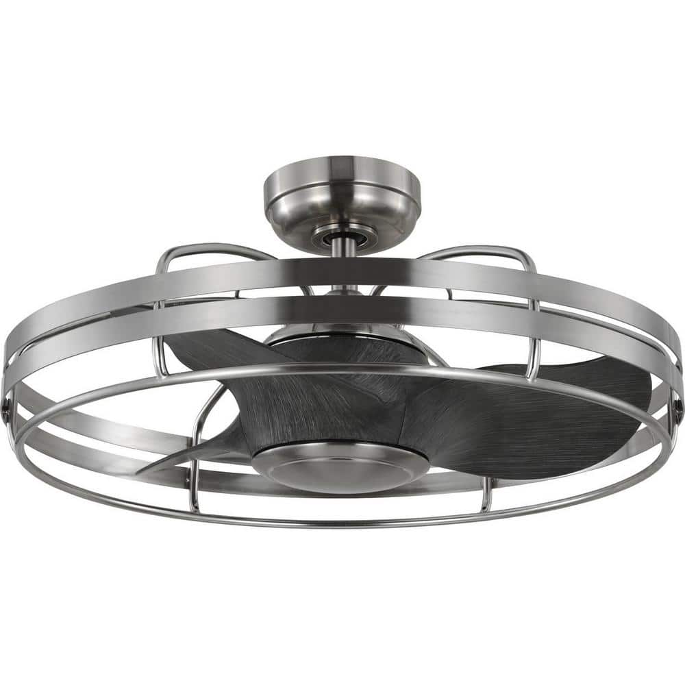 Progress Lighting Bastrop 26 in. Indoor/Outdoor Brushed Nickel ...