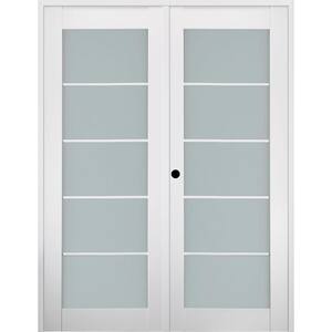 Krosswood Doors 64 in. x 80 in. Rustic Knotty Alder 10-Lite Low-E Glass ...