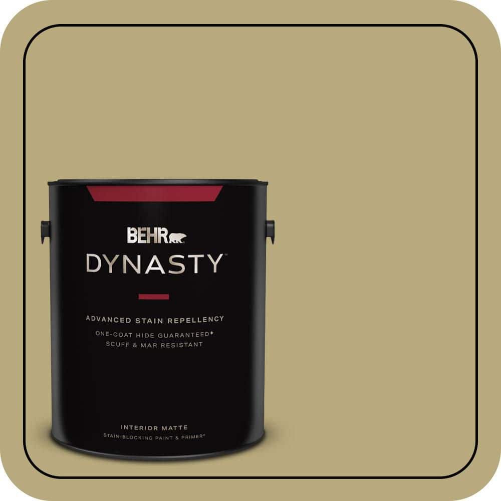 BEHR DYNASTY 1 gal. #M330-5 Fresh Brew Matte Interior Stain-Blocking ...