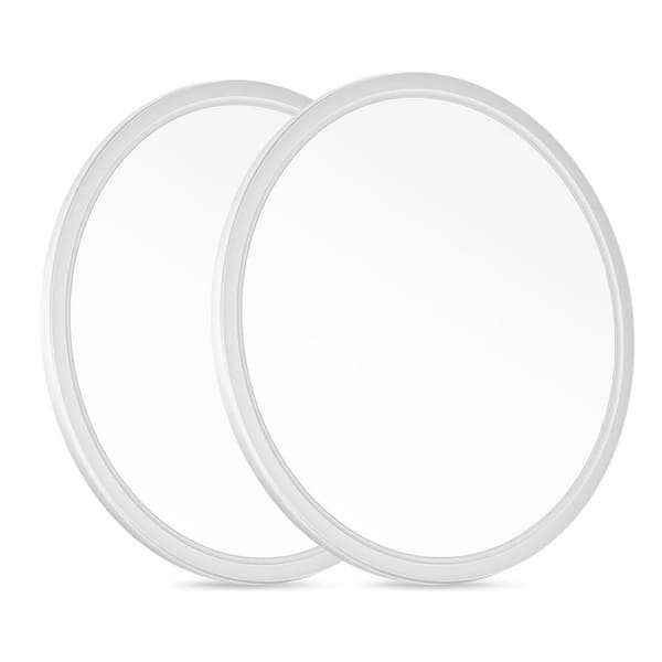 KOAOEIRS 12 in. Selectable CCT Integrated LED RGB Color Changing Round ...