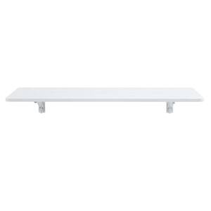 45 in. W x 22 in. Natural Decorative Wall Shelf Wall Mounted Folding ...