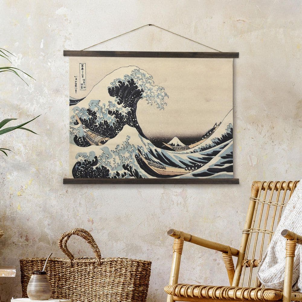 American Art Decor The Great Wave off Kanagawa Tapestry Beach House ...