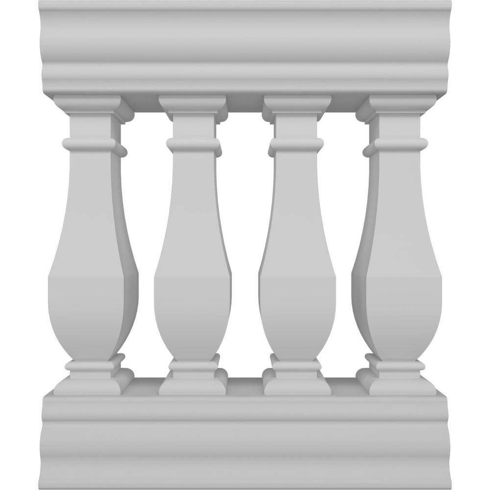 Ekena Millwork Fiberthane Arcadian Balustrade 24 in. L x 32 in. H ...