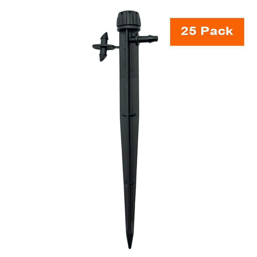 DIG 0-14 GPH, 360 °, Adjustable Drip Emitter on Stake (25-Pack) BA1PRO ...